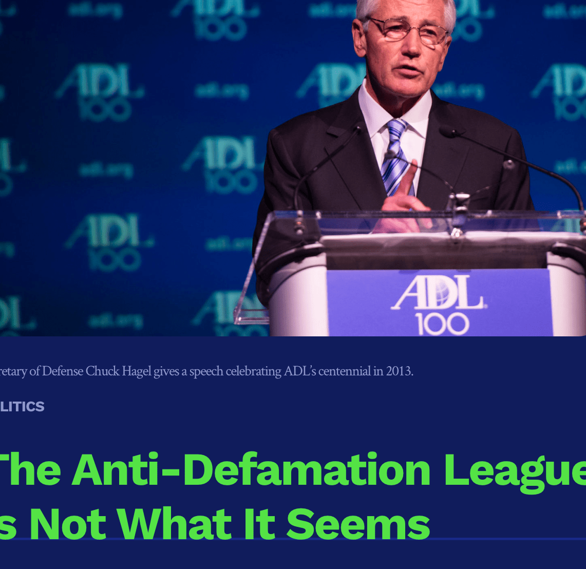 The Anti-Defamation League Is Not What It Seems – Emmaia Gelman
